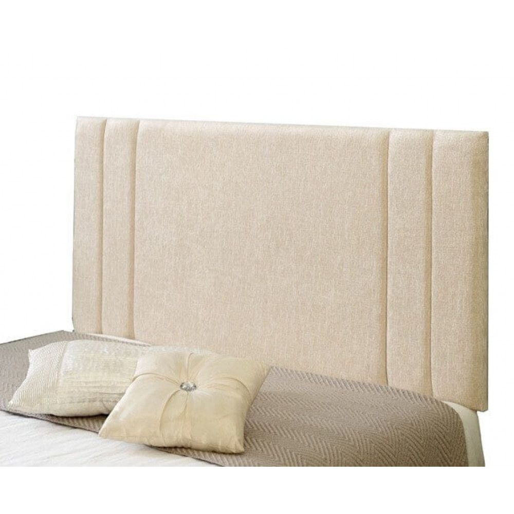 Amber Vertical Panelled Modern Strutted Headboard