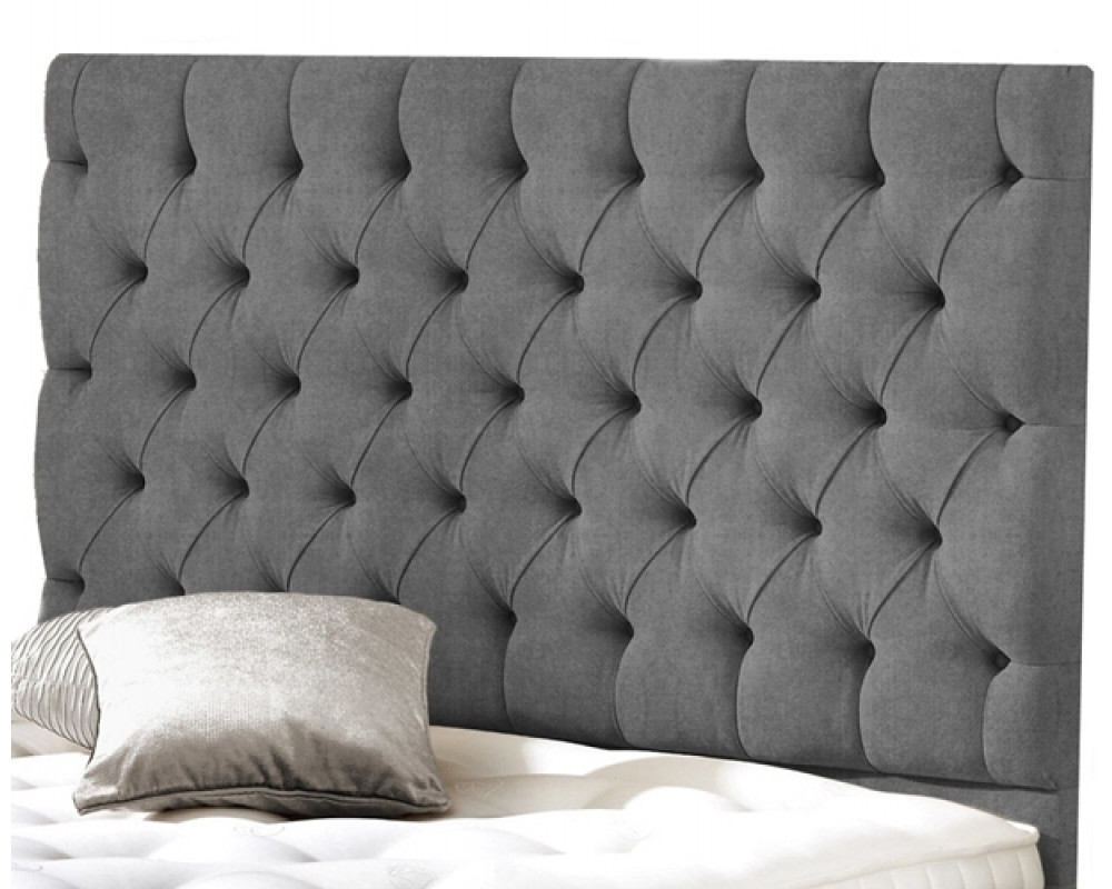 Ella Modern Panelled Hand Tufted Floor Standing Headboard