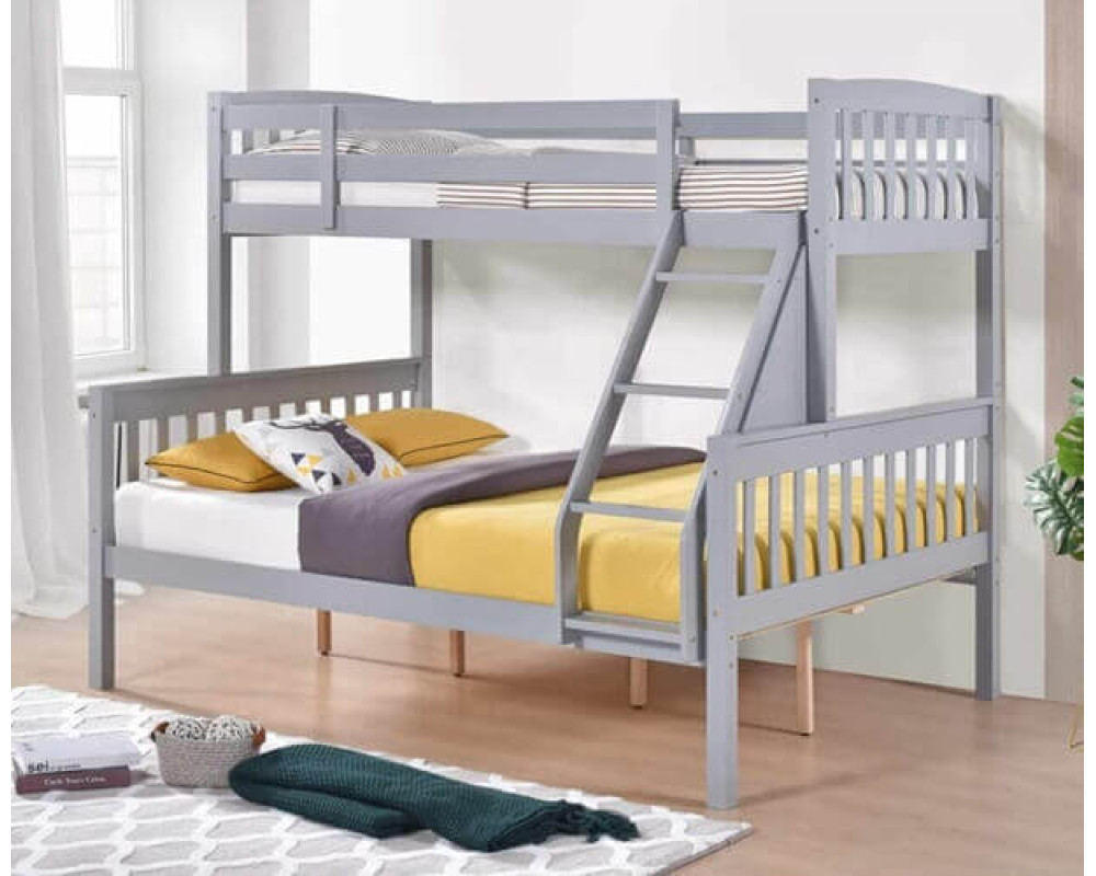 Porto Pine Triple Sleeper Wood Bunk Bed by Heartlands Fu ...